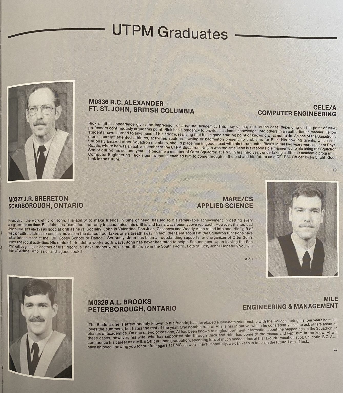 Golden Oldies – Graduation Through the Years – eVeritas