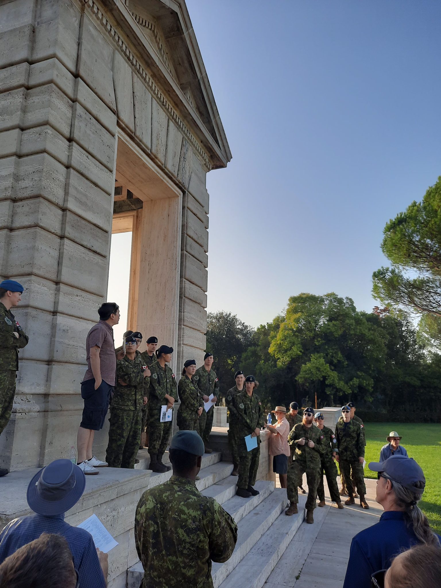 5586 Ian and Rosemary Mottershead support Italian Battlefield Tour for ...