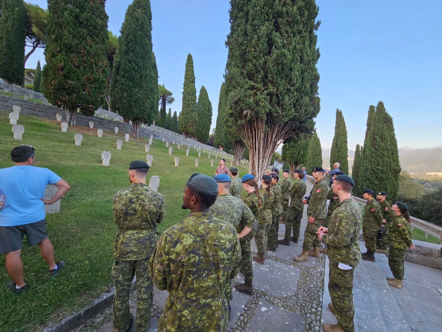 5586 Ian and Rosemary Mottershead support Italian Battlefield Tour for ...