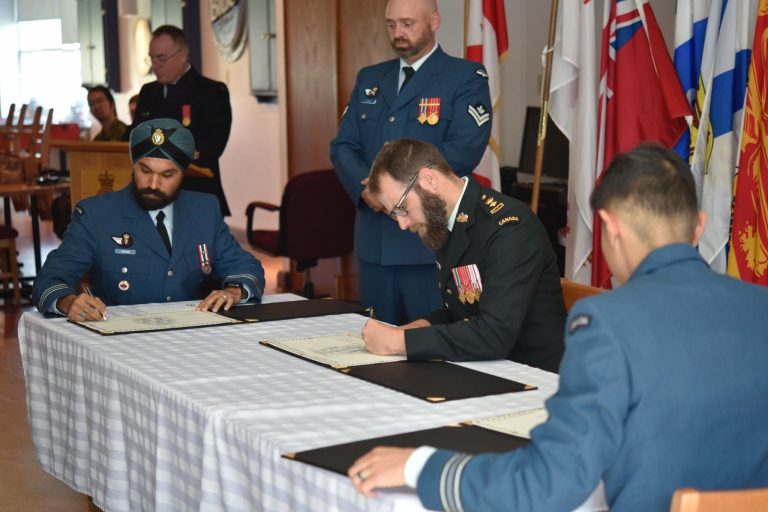 Major Sarabjot Anand Assumes Command of Alpha Squadron at the Canadian ...