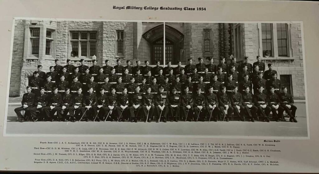 From the Graduating Class of Royal Roads 1952 / RMC 1954 to the RMC ...